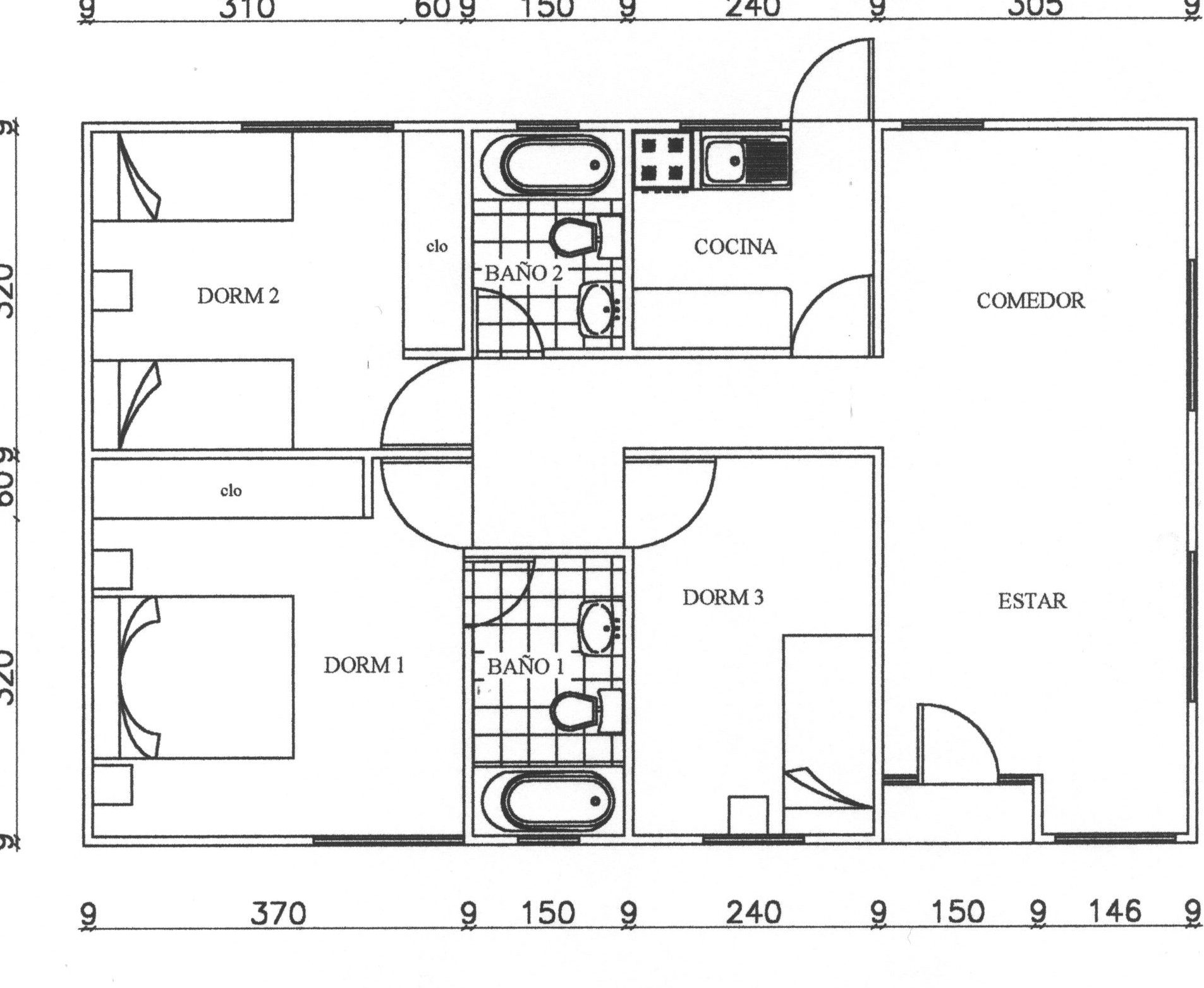 Planos Casas 60 m2 3 Dormitorios: Encuentra el Diseño Perfecto