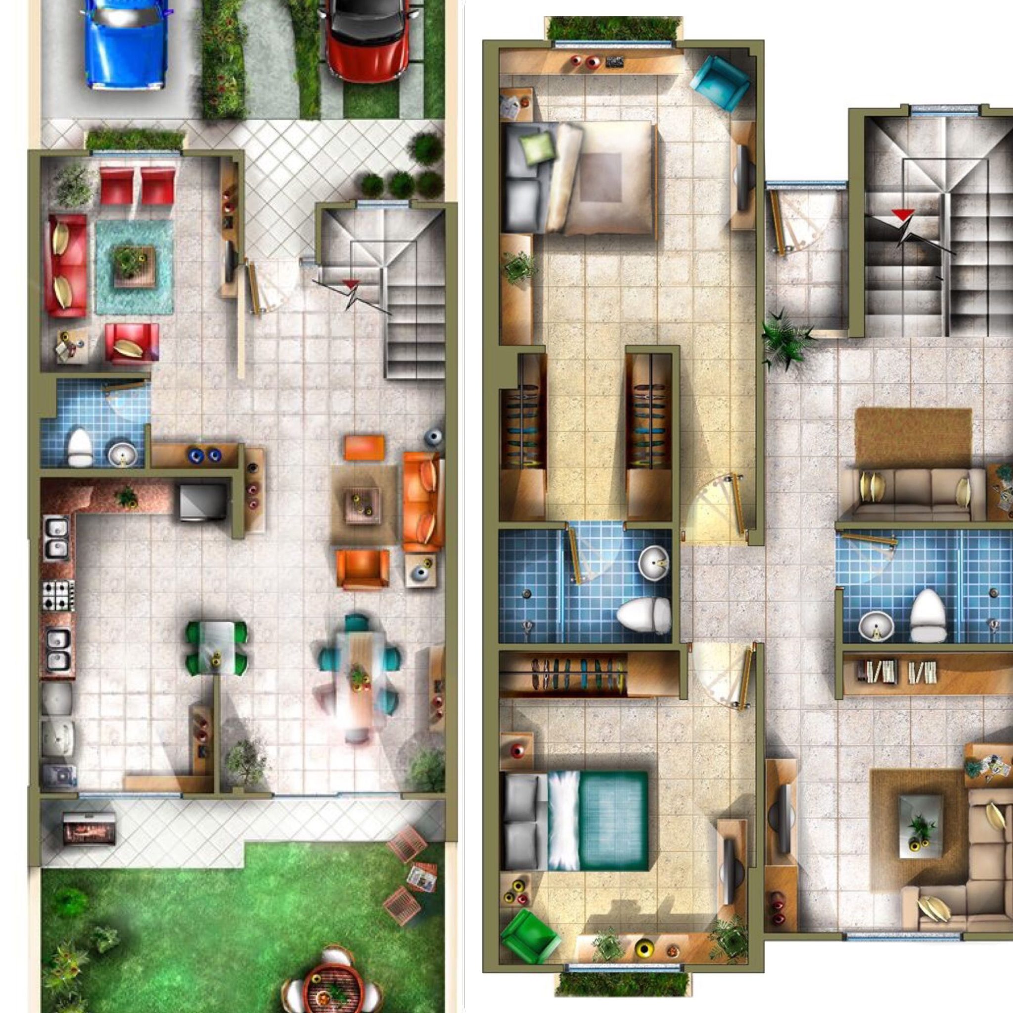 Planos de Casas 3 Plantas: Encuentra los Mejores Diseños Aquí